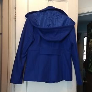 Apostrophe | Jackets & Coats | Royal Blue Apostrophe Wool Pea Coat ...